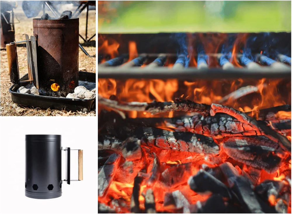 How To Light A Charcoal BBQ Grill with a charcoal Chimney